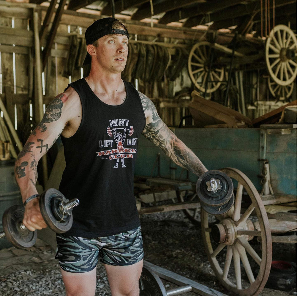 Hunt Lift Eat Badge- Flag