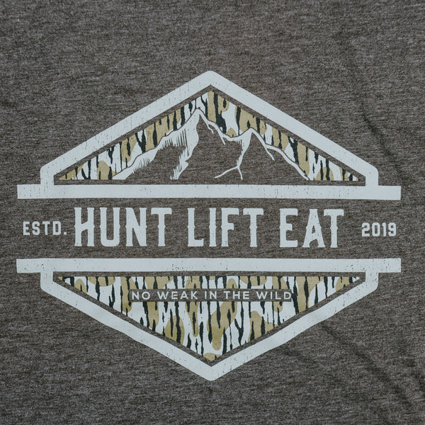 Hunt Lift Eat Badge- T